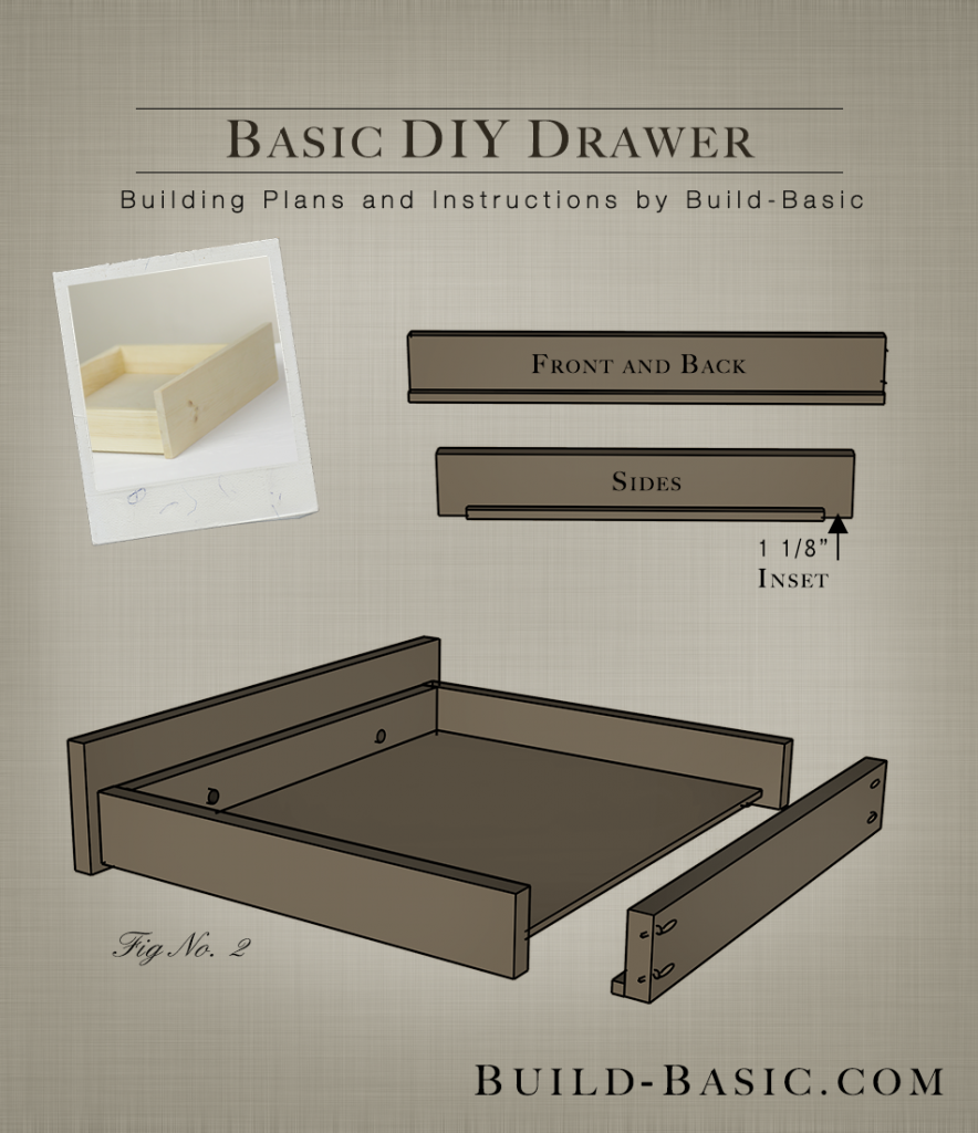 Build a Basic DIY Drawer – Building Plans by @BuildBasic www.build ... Build a Basic DIY Drawer – Building Plans by @BuildBasic www.build ...