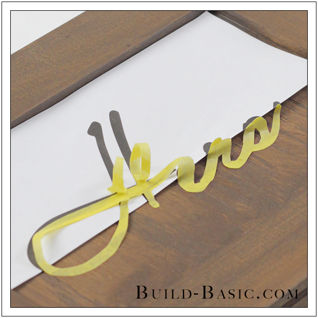 DIY Font Stencil - Build Basic
