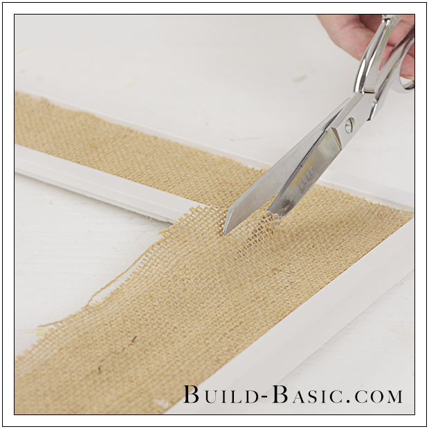 Build a DIY Burlap Photo Frame - Build Basic